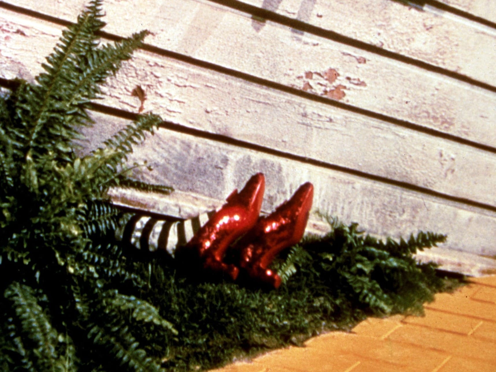 What color were Dorothy’s ruby slippers originally in “The Wizard of Oz ...